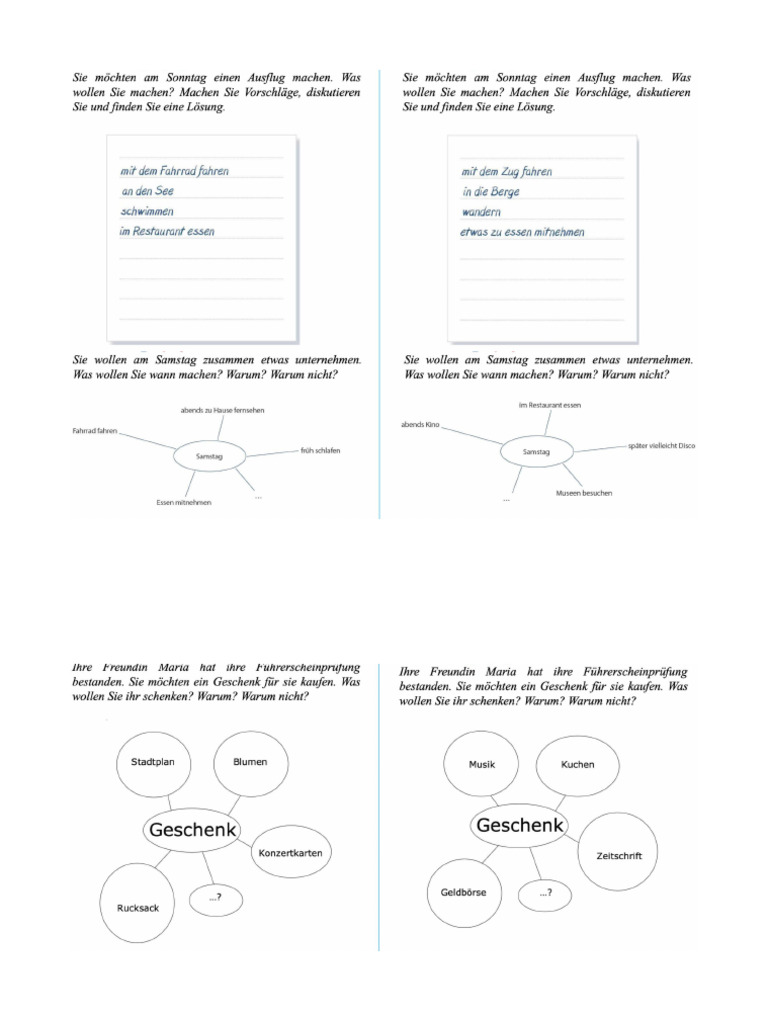A2.2 - Sprechen Teil 3 | PDF