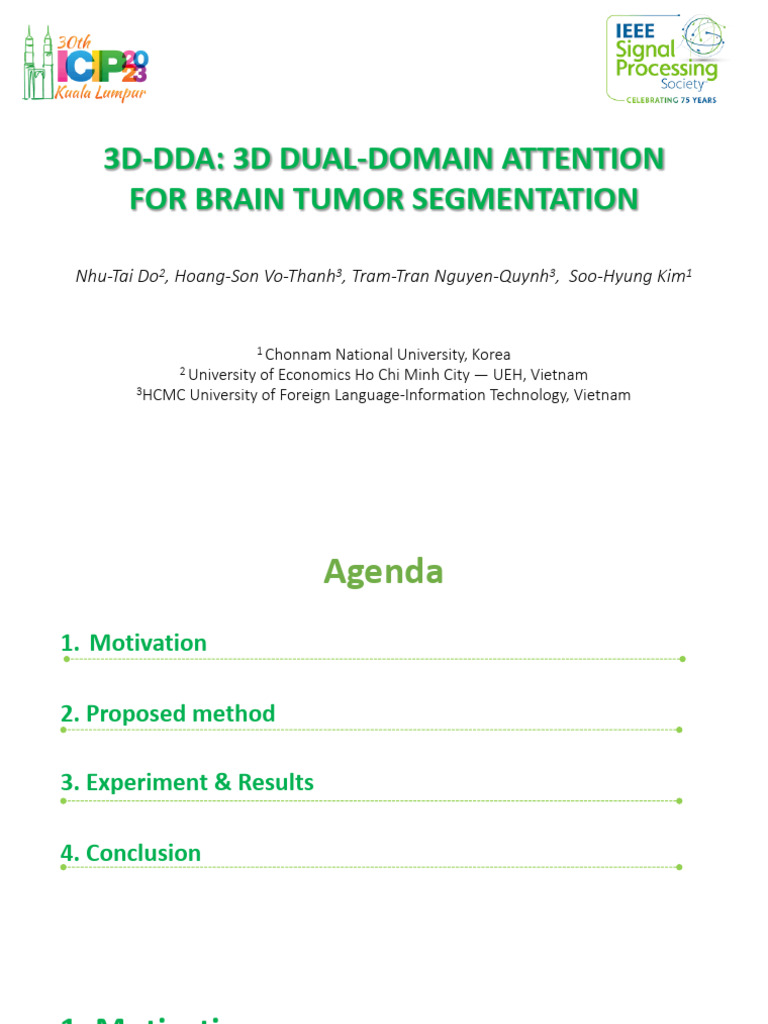 3D-DDA for Brain Tumor Segmentation | PDF | Cancer | Artificial ...