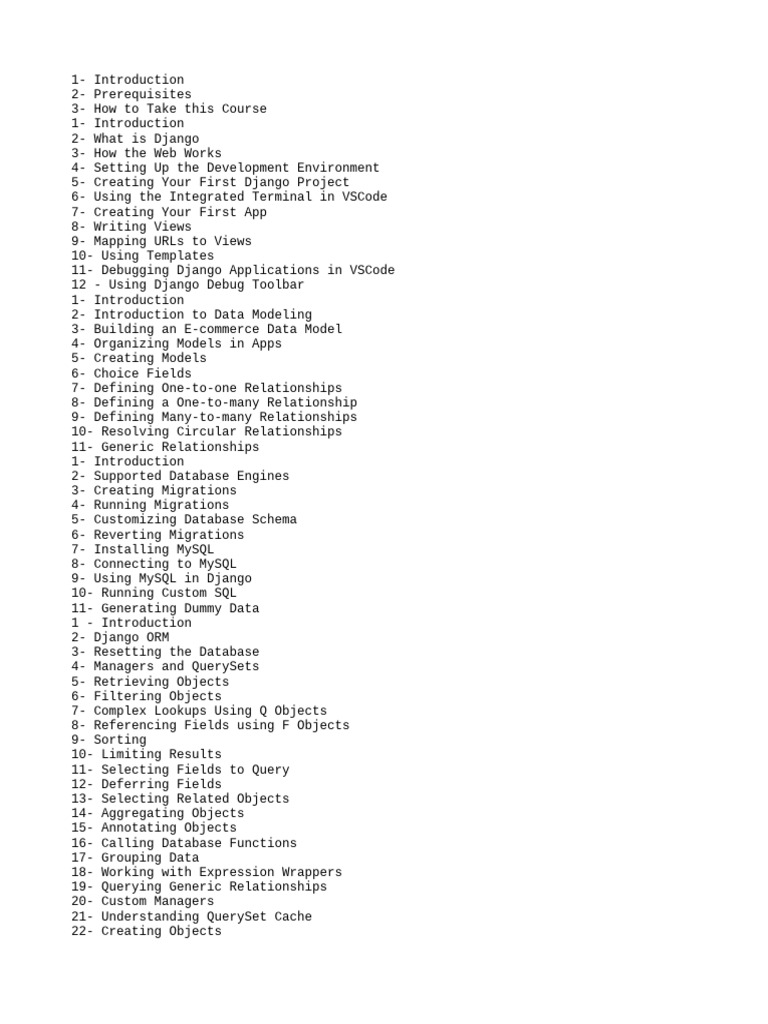 The Ultimate Django Series Part 1 Pdf Business Technology And Engineering 