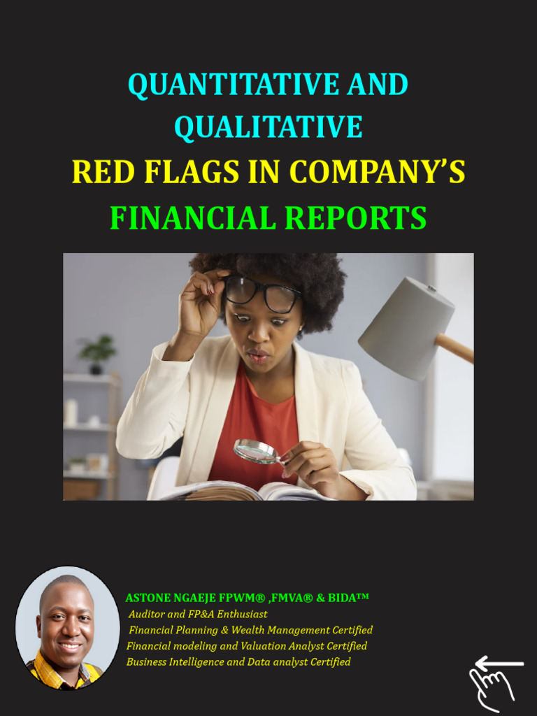 Red Flags in Financial Statements 1717394085 | PDF | Audit | Goodwill ...