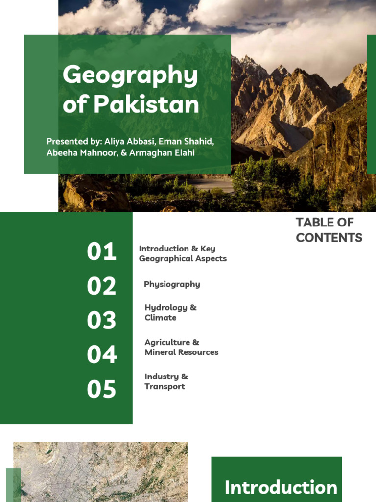 Geography of Pakistan | PDF | Pakistan | Subtropics