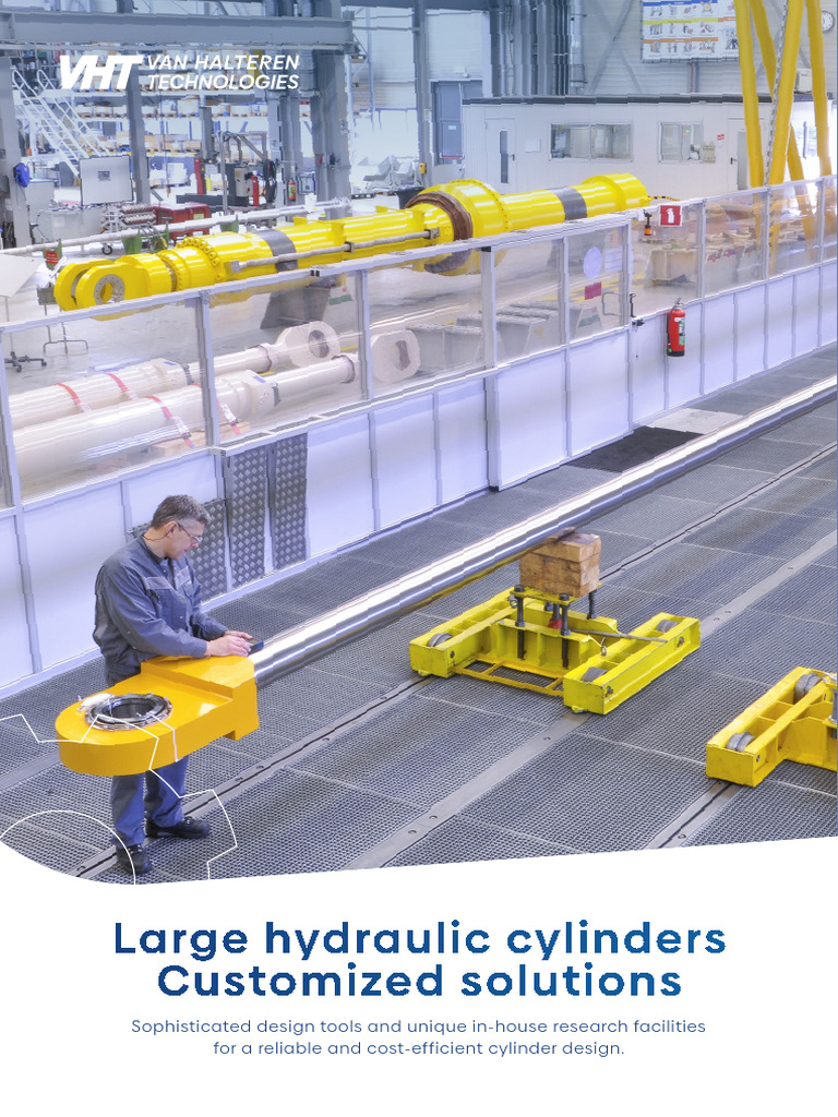 Brochure Large Hydraulic Cylinders | PDF | Piston | Engineering