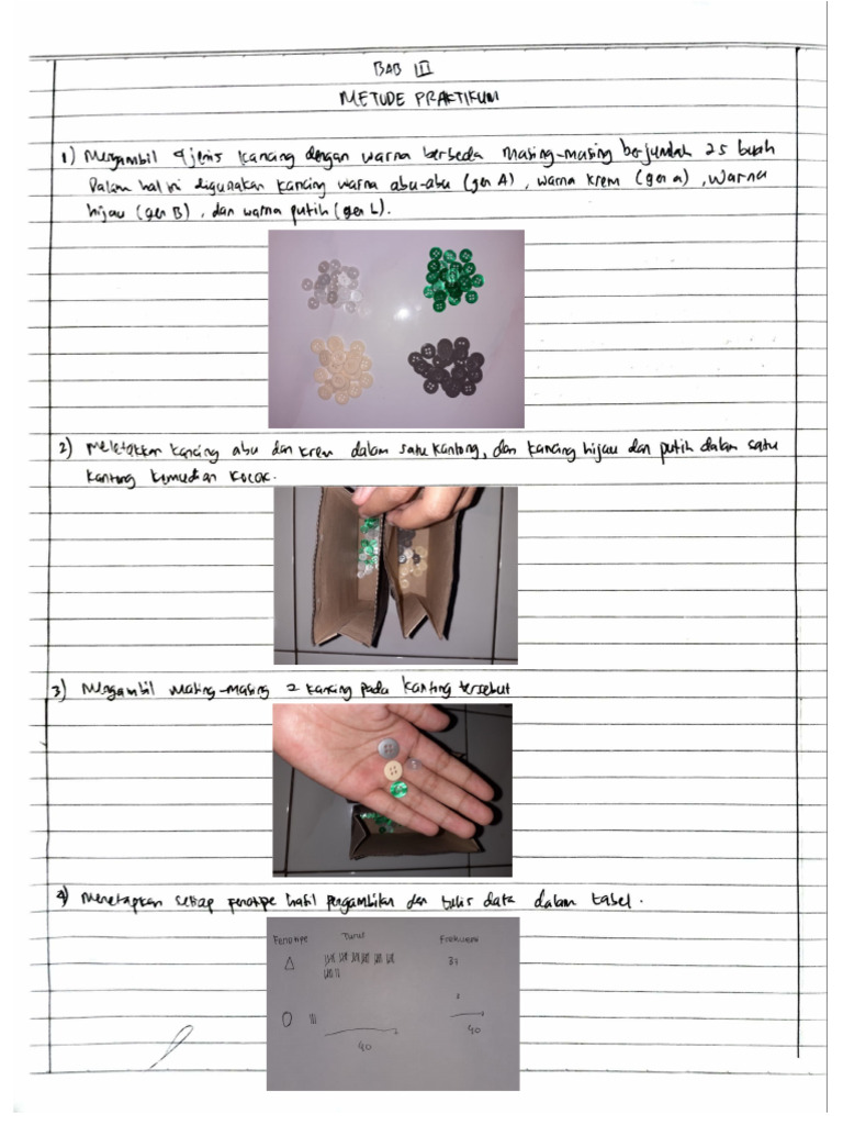 gambar laprak 3 genetika | PDF