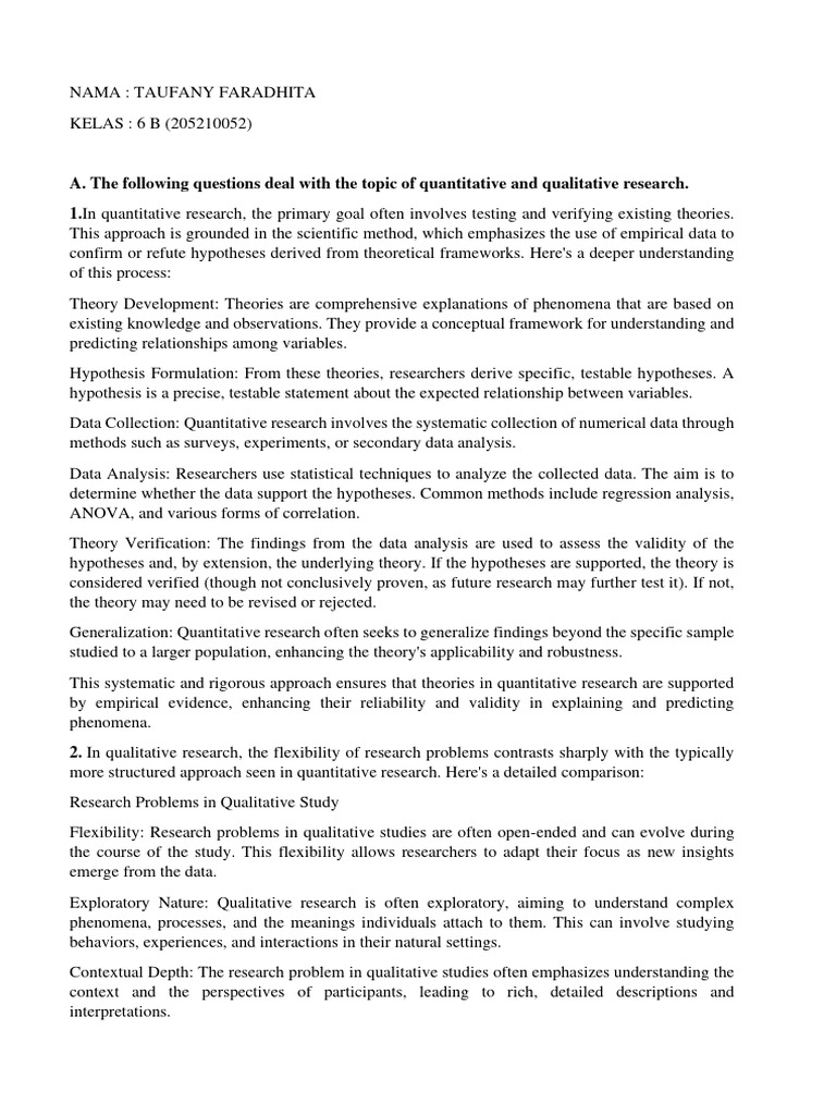 Taufany Faradhita Mid Term RM ELT 6B | PDF | Quantitative Research | Statistics