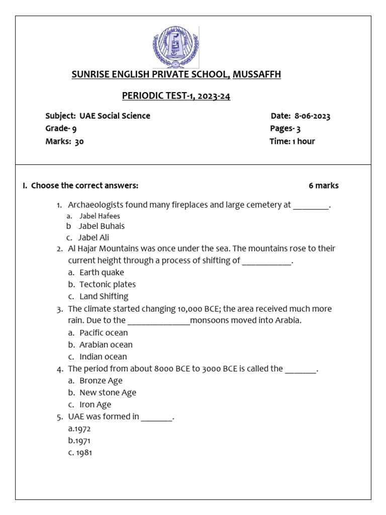 USST | PDF | United Arab Emirates | Arabian Peninsula