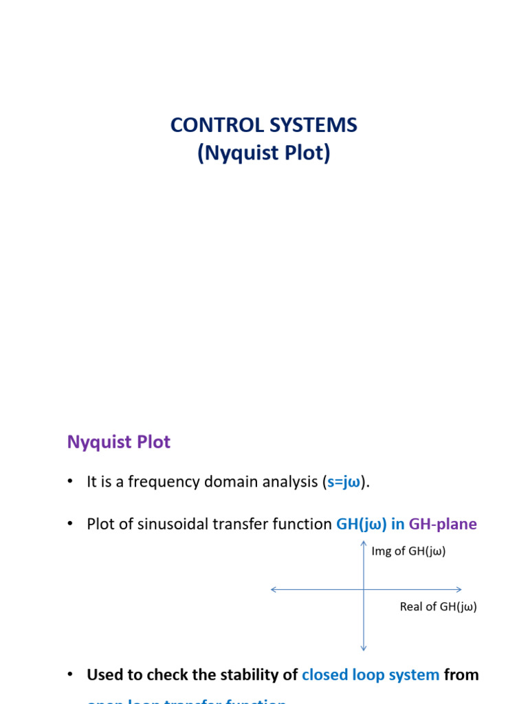 Control 16 - 17 Nyquist Plot | PDF | Electrical Engineering | Computer Engineering