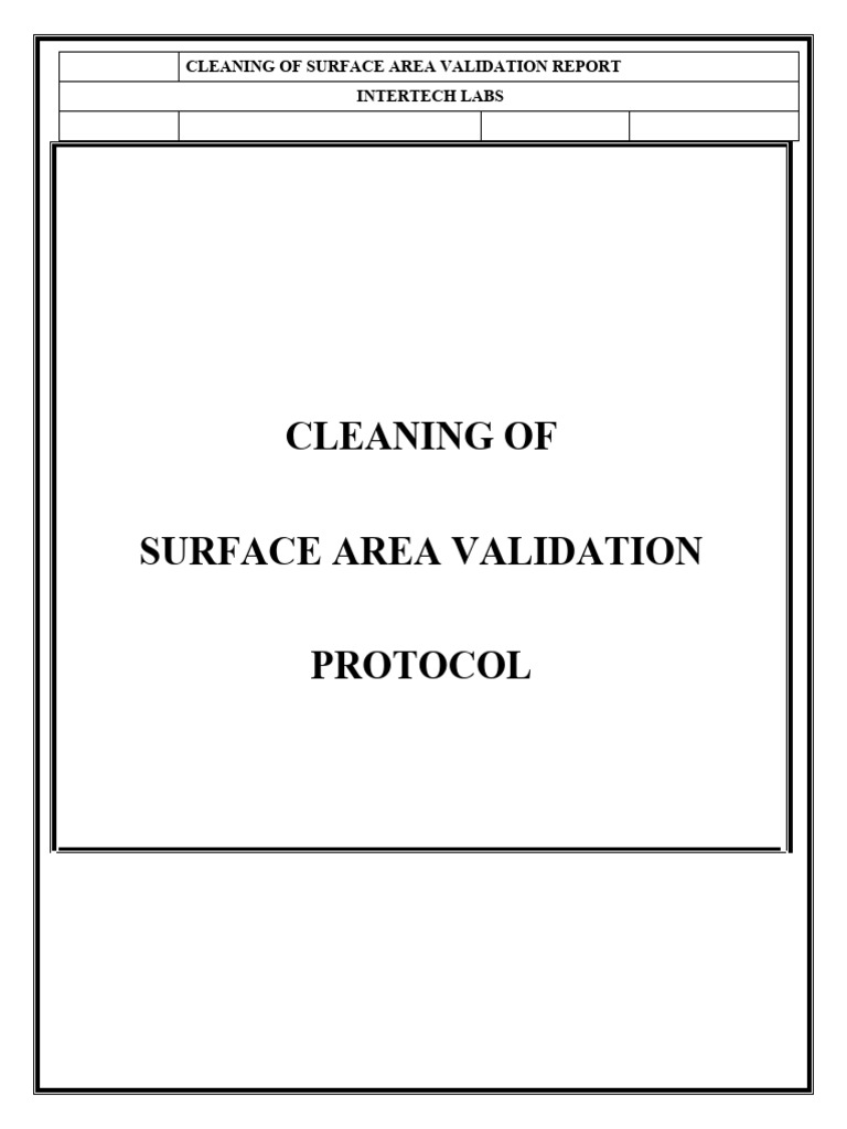 IL-Cleaning Validation | PDF | Verification And Validation | Disinfectant