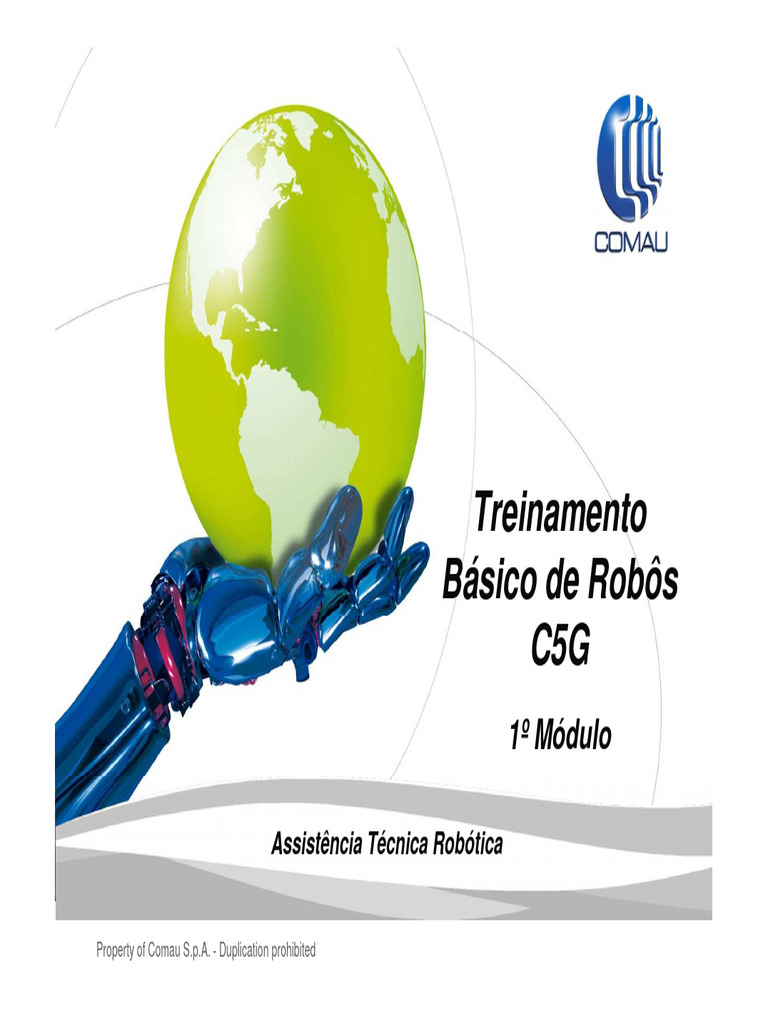 COMAU Treinamento Basico | PDF | Robô | Robótica