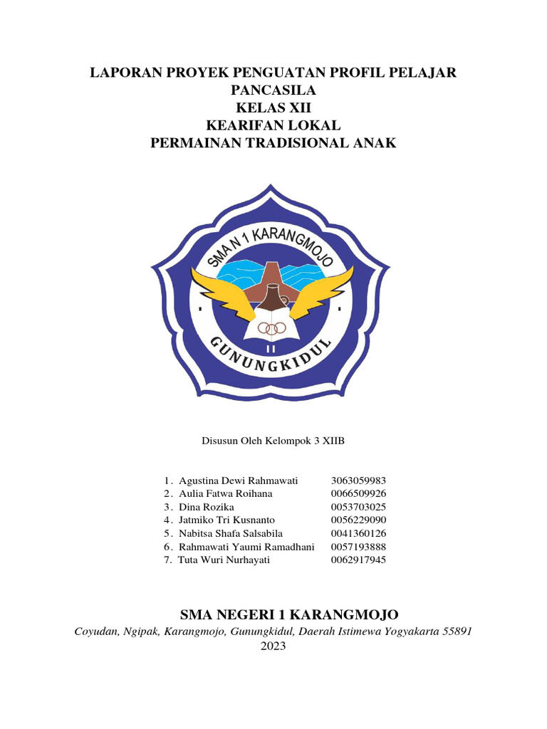 Laporan Proyek Kelas Xiib Kel 3 Final | PDF Laporan Proyek Kelas Xiib Kel 3 Final | PDF