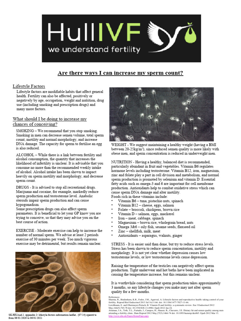 Lifestyle-factors-information-leaflet | PDF