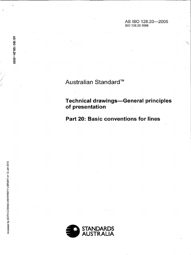 ISO 128-20 | PDF