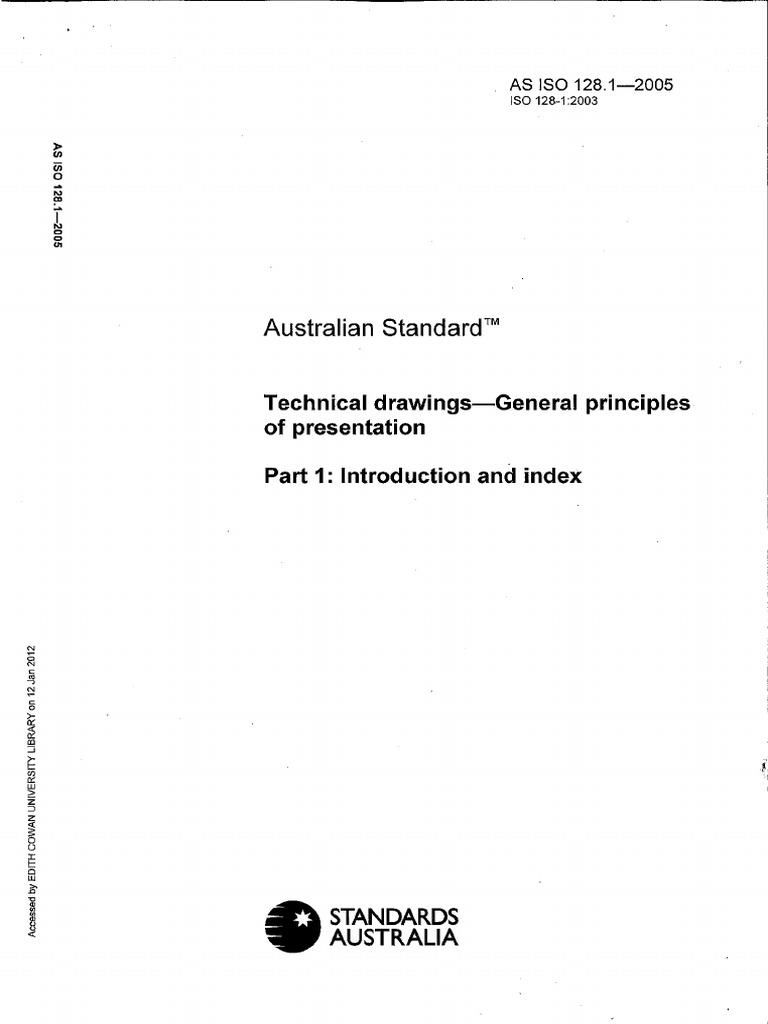 ISO 128-01 | PDF
