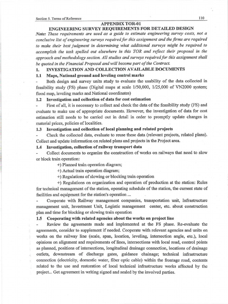 2.TOR (Survey) | PDF | Borehole | Geology