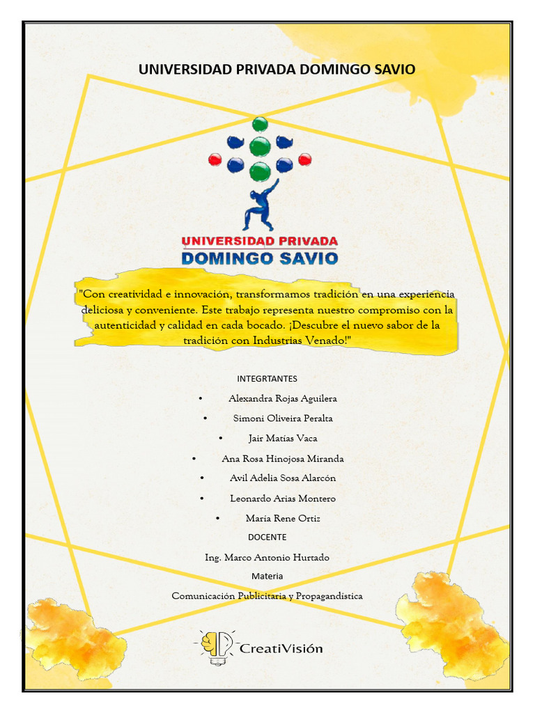 Grupo Creati Vision | PDF | Publicidad | Marca