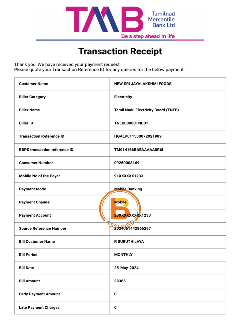 Billreceipt 9924061407490986 | PDF