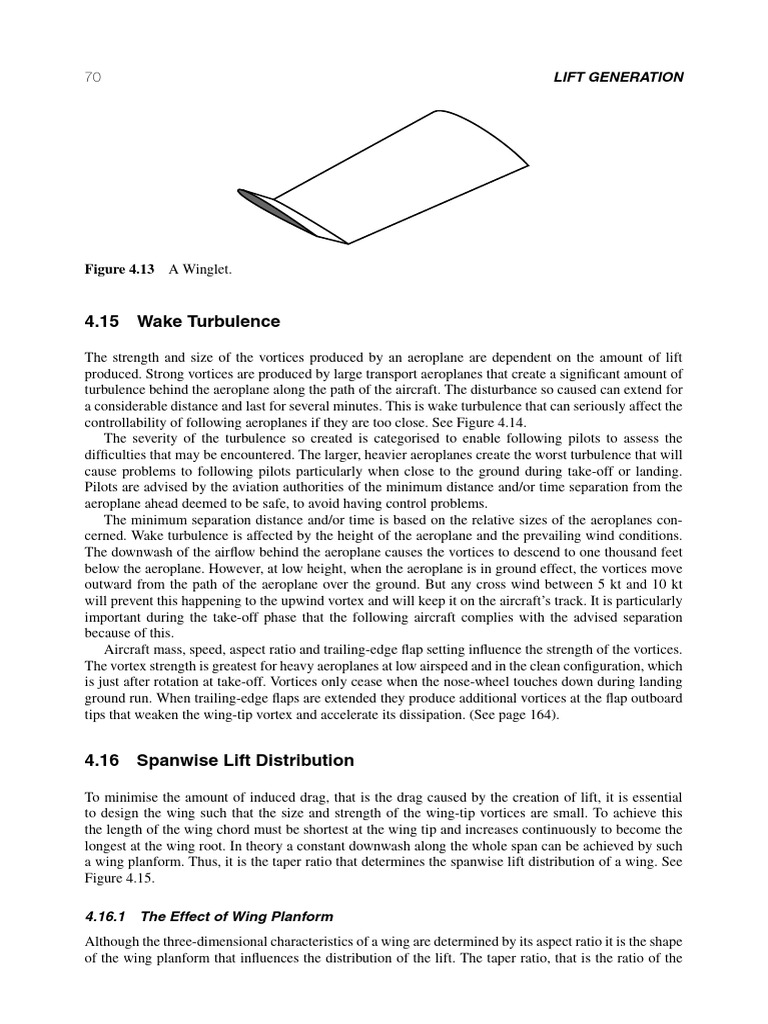 Wake Turbulance | PDF | Lift (Force) | Vortices