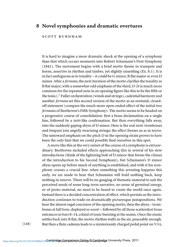 03.5 PP 148 172 Novel Symphonies and Dramatic Overtures | PDF | Symphony | Robert Schumann