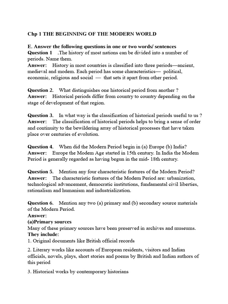 STD 8 History CHP 1 | PDF | Renaissance | Primary Sources