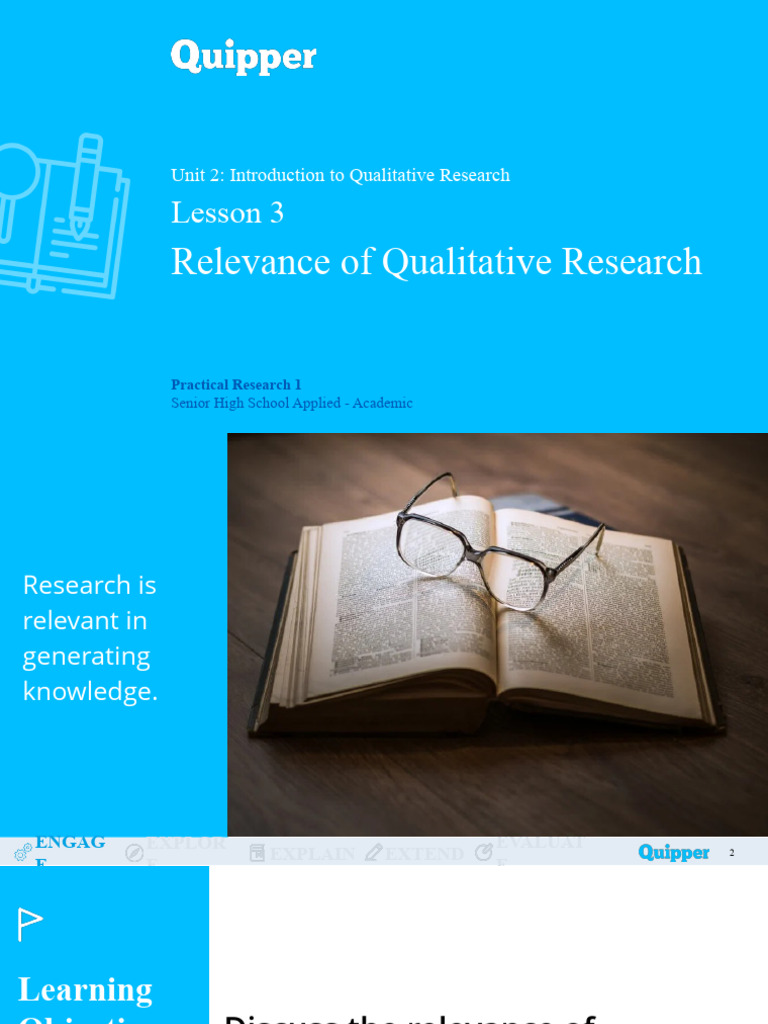 FINAL (PS) - PR1 11 - 12 - UNIT 2 - LESSON 3 - Relevance of Qualitative ...