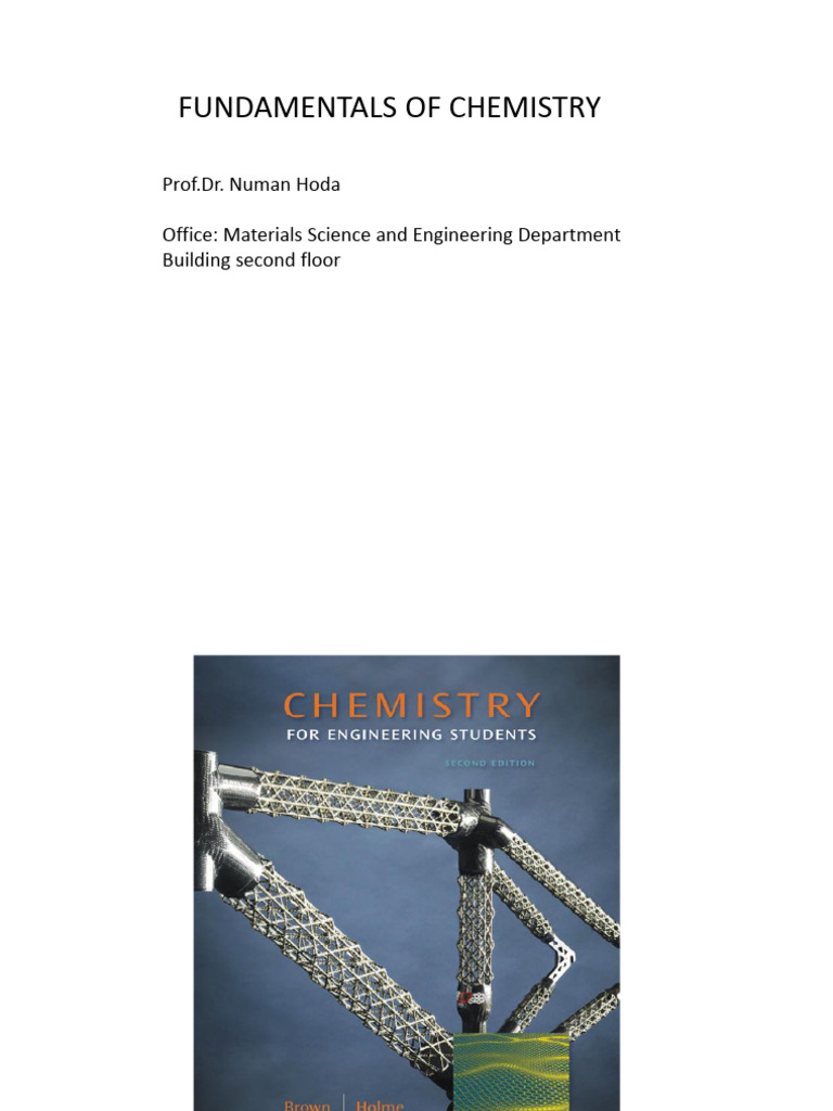 Fundamentals of Chemistry-2 | PDF | Chemical Bond | Atomic Orbital