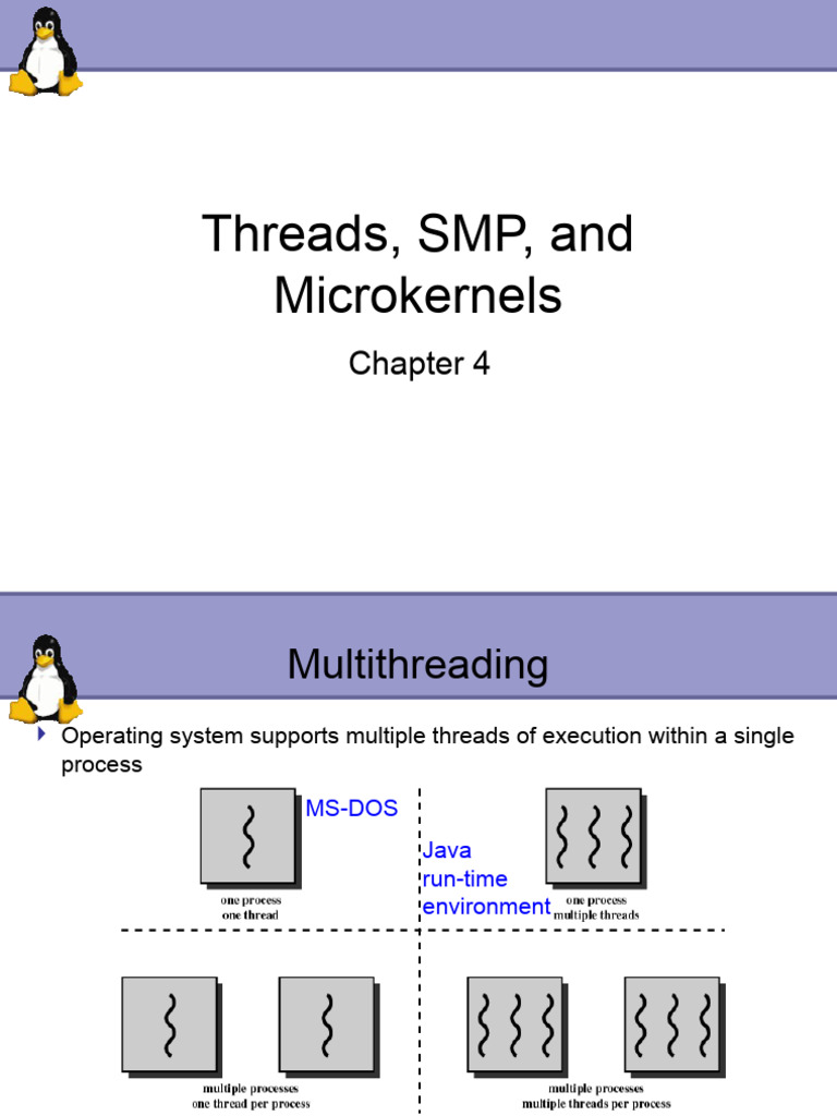 Lecture 3 - Chap - 4 | PDF | Thread (Computing) | Process (Computing)