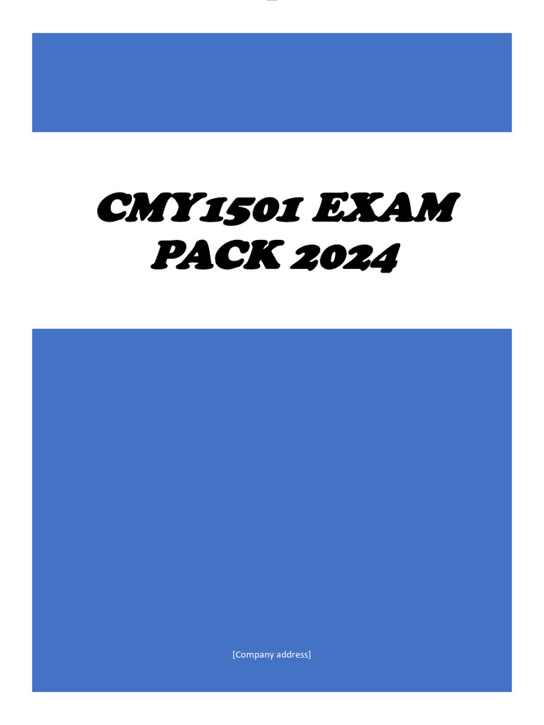 CMY1501 Exam Preparation Guide 2024 | PDF | Crimes | Crime & Violence