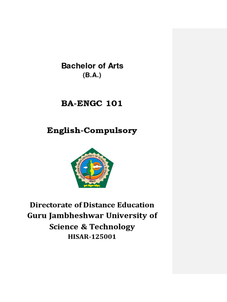 1 Engc 101 | PDF | Consonant | Syllable