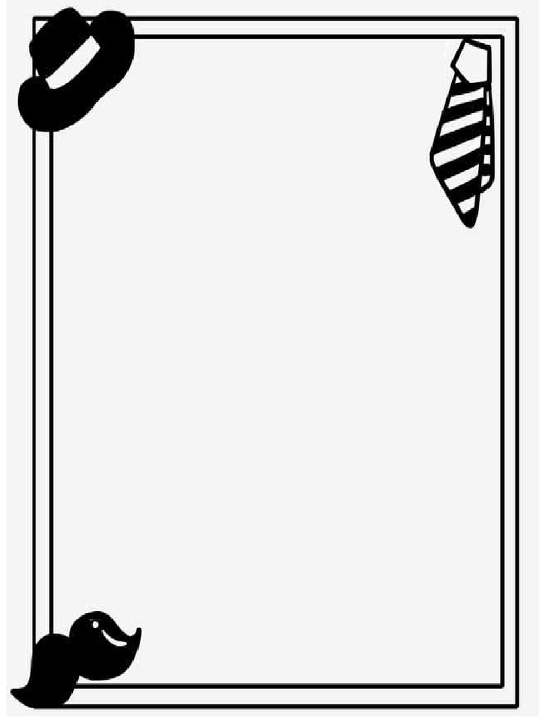 Borde Día Del Padre | PDF