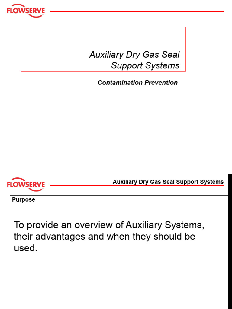 C - 03 Aux - Dry Gas Seal Support Systems | PDF | Pressure | Liquids