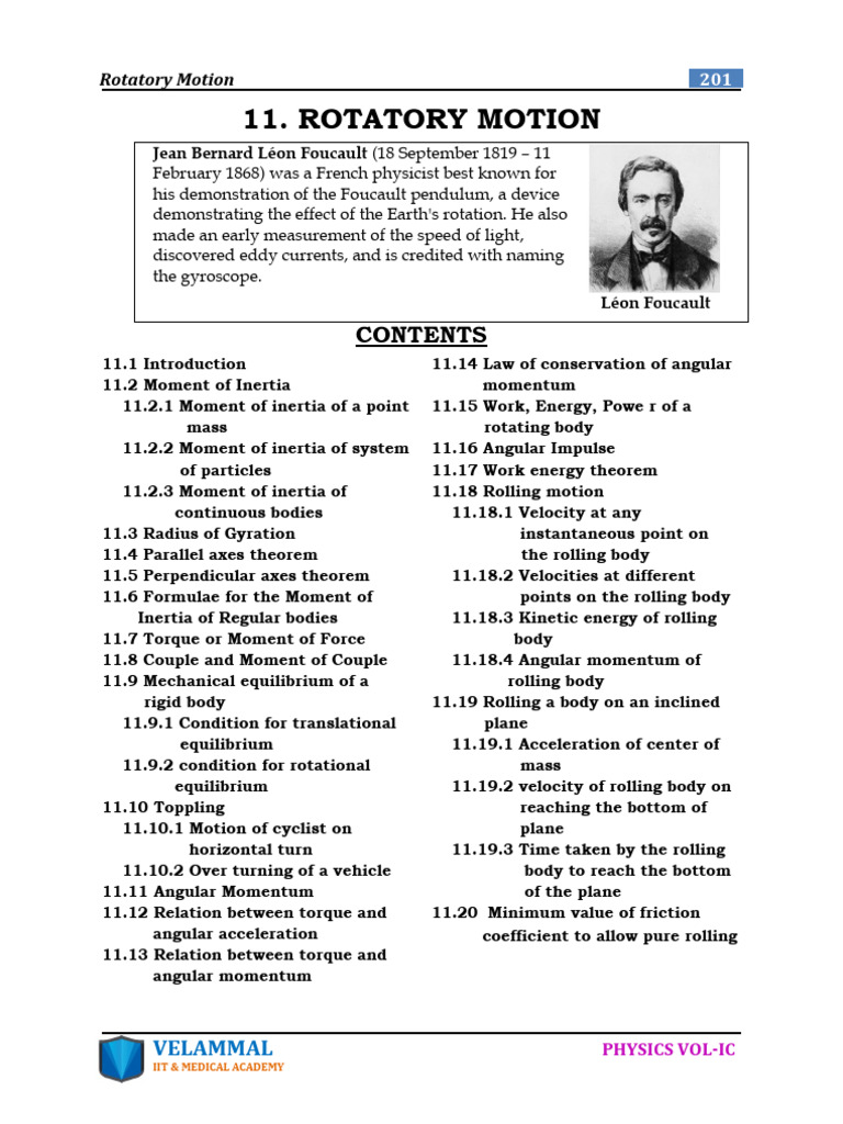 4 Rotatory Motion Theory Final | PDF | Rotation Around A Fixed Axis | Torque