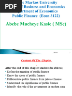 Public Finance Notes (Lecture 1) | PDF | Public Finance | Economics