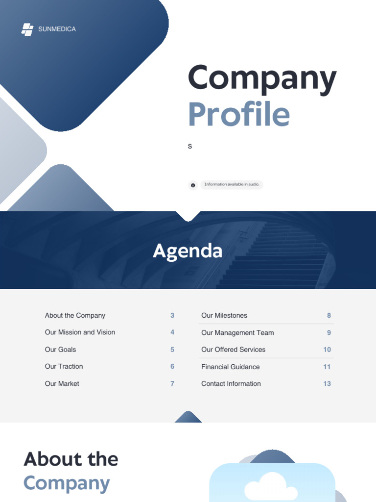 Company Profile Presentation | PDF | Software | Computing