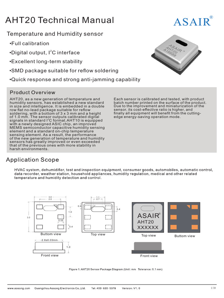 AHT20 | PDF | Soldering | Printed Circuit Board