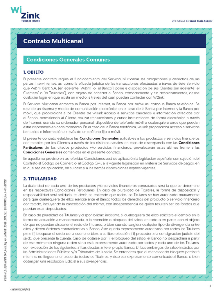 Terminos y Condiciones Registro Web | PDF | Bancos | Internet