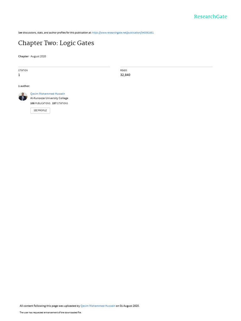 chapter2Basicgates | PDF | Logic Gate | Electronics