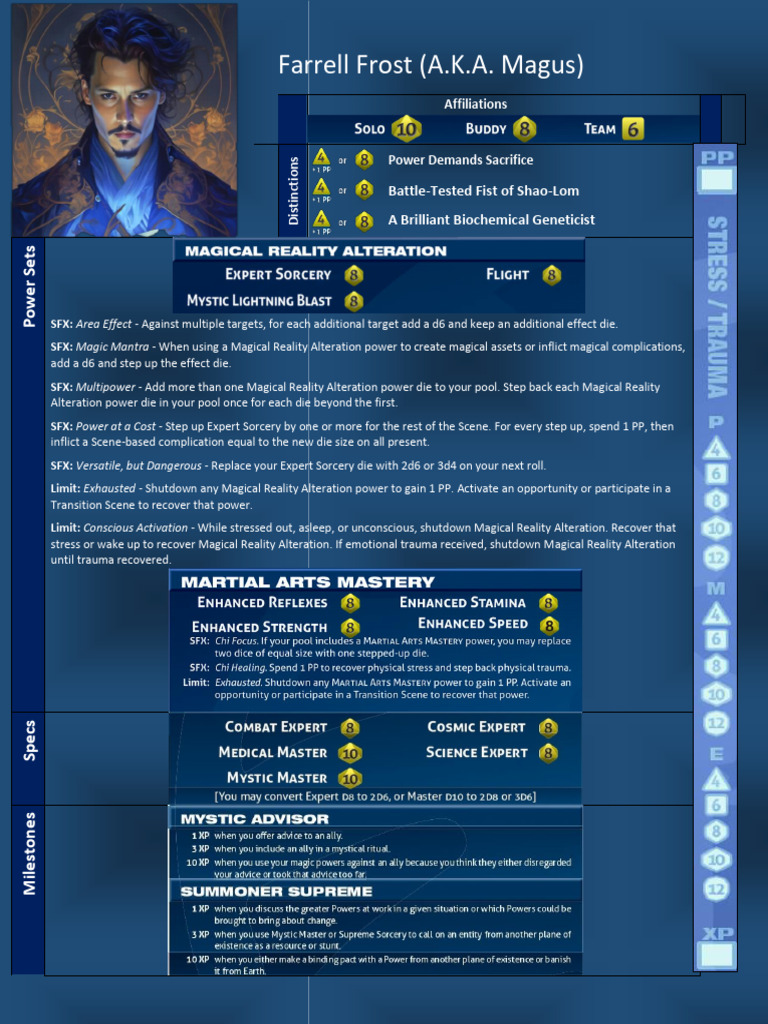 Farrell Frost (AKA Magus) | PDF