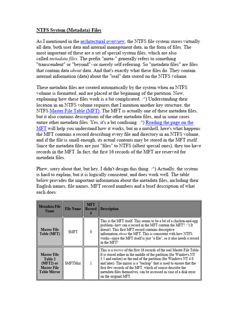NTFS System | Download Free PDF | Computer File | Computer Engineering NTFS System | Download Free PDF | Computer File | Computer Engineering