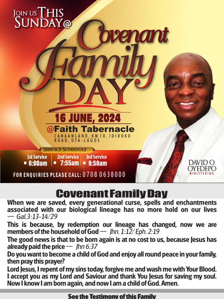 Covenant Family Day | PDF
