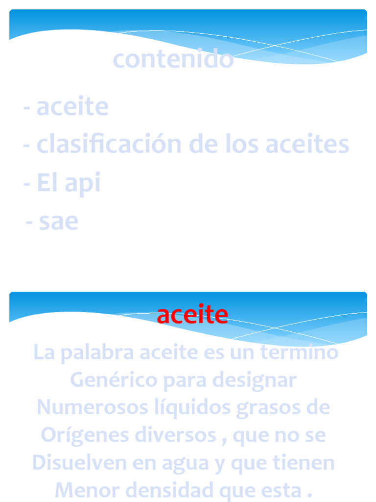 aceite | PDF | Petróleo | Sustancias químicas
