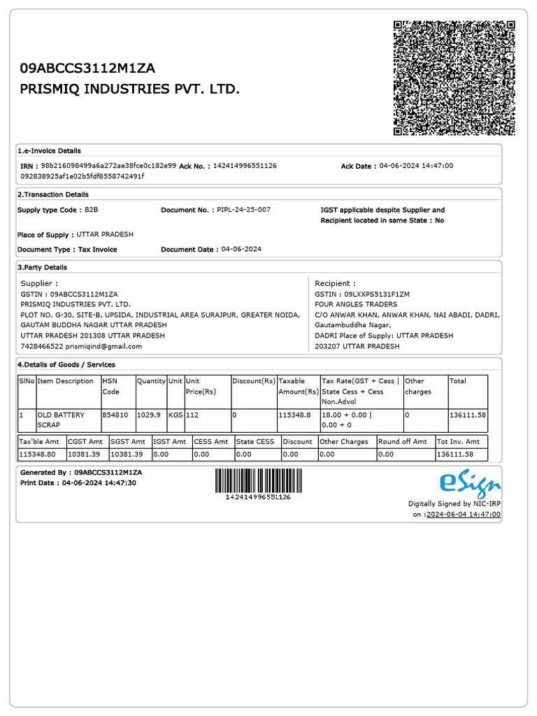 Einv 7 | PDF | Taxation | Payments