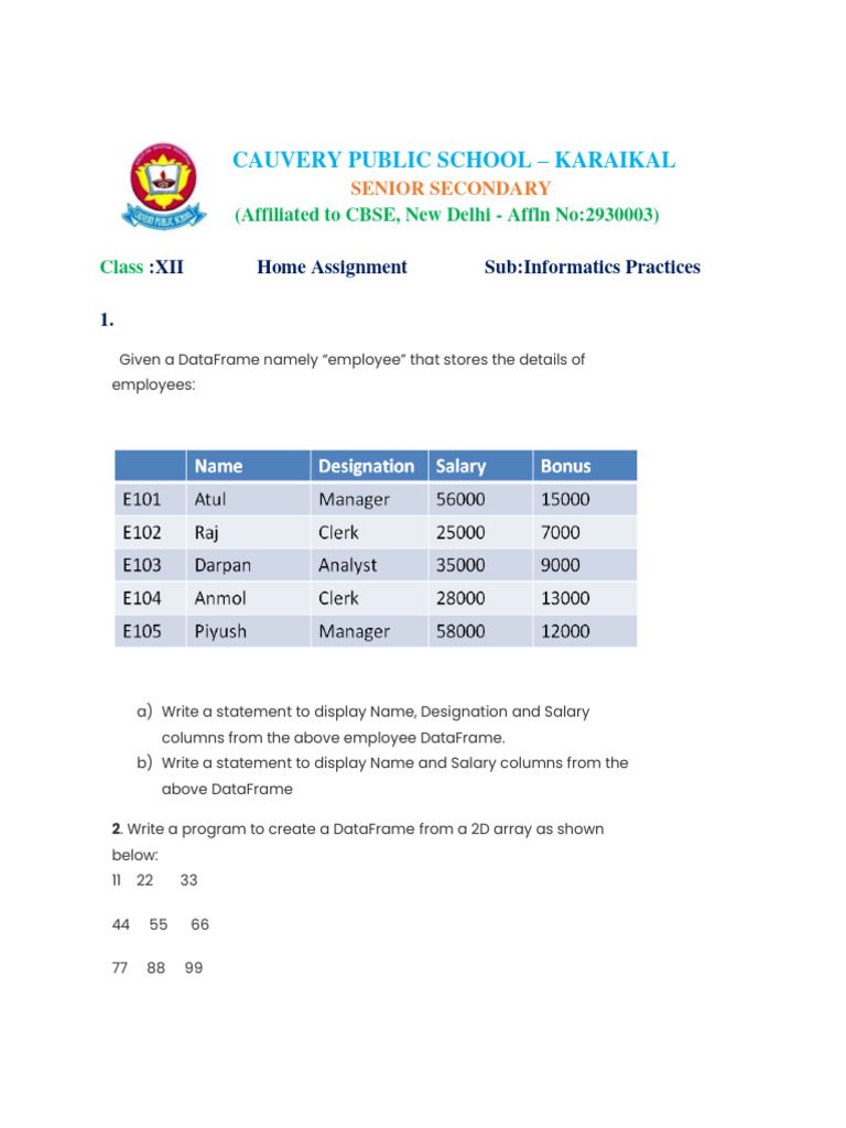Ip Home Assignment Pdf