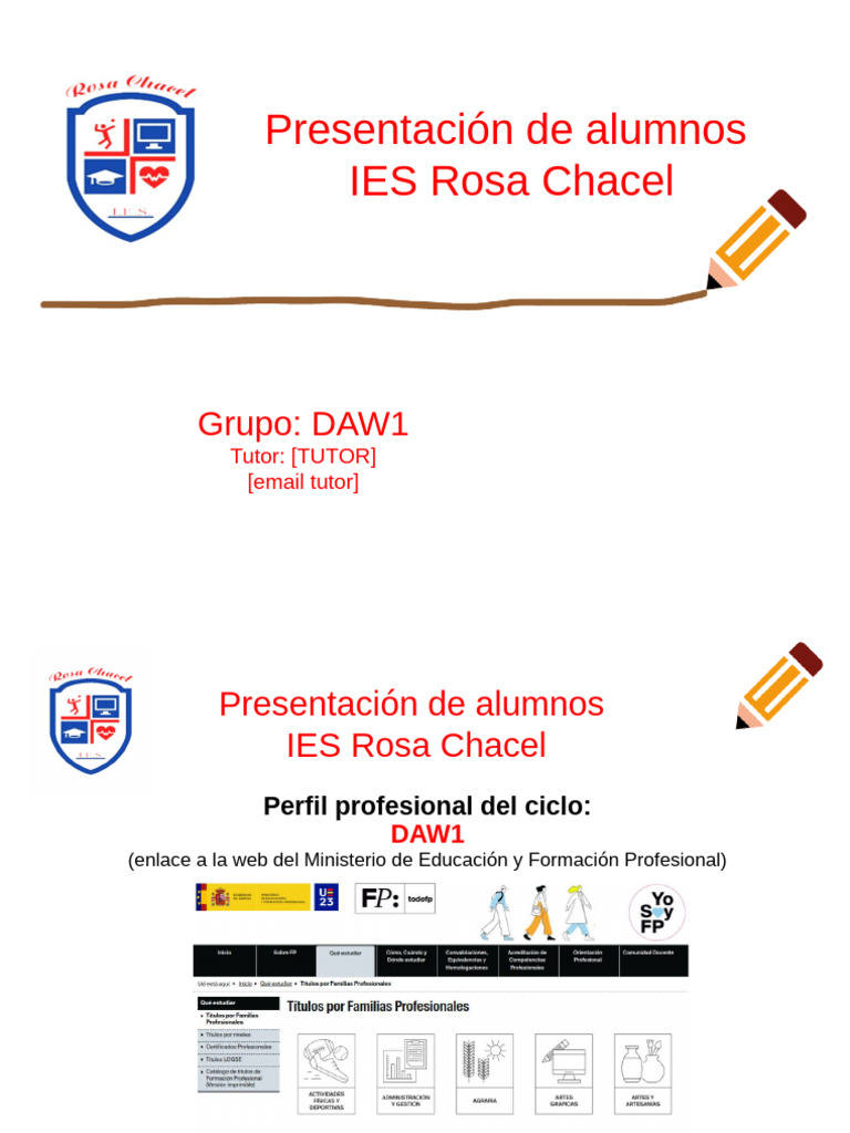 Presentacion DAW1 | PDF