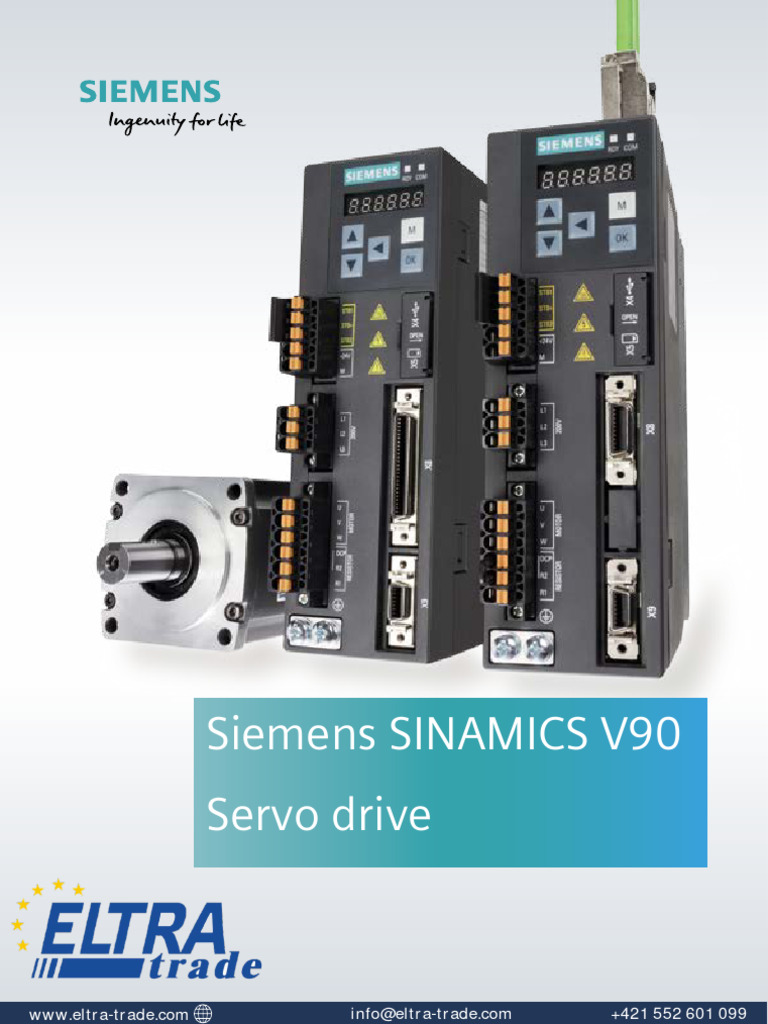 Sinamics v90 Manual | PDF | Programmable Logic Controller | Electrical ...