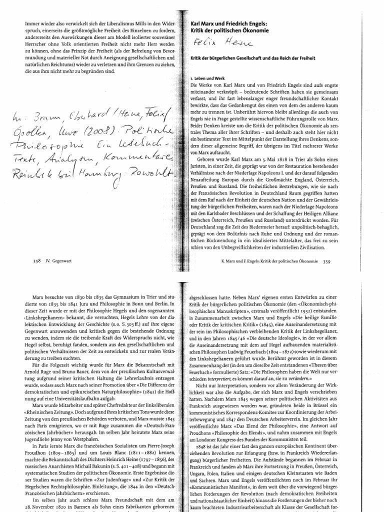 Heine Marx Engelsinbraunheineopolka | PDF