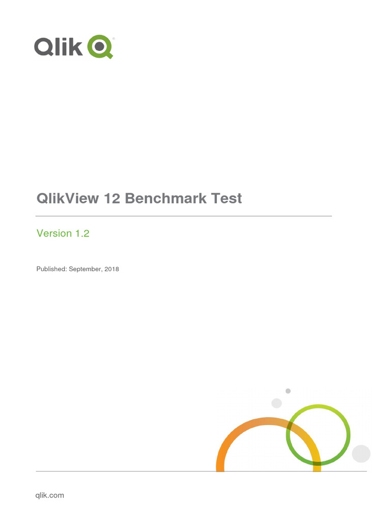 QlikView Hardware Benchmark - QV12 | PDF | Networking | Internet & Web