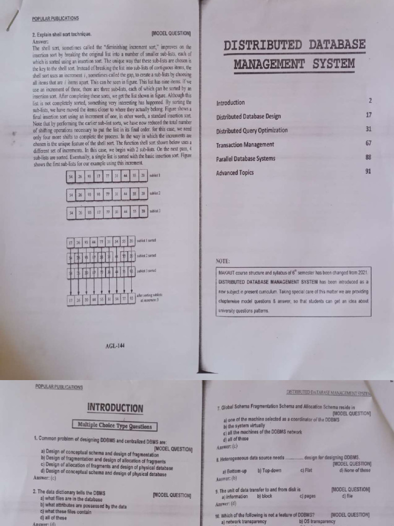 Distributed DBMS - 23 - Compressed | PDF
