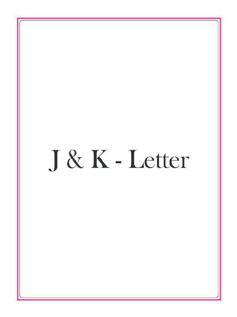 J&K Words | PDF