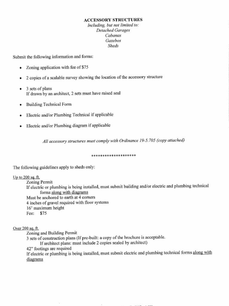 Denville Accessory Structures | PDF