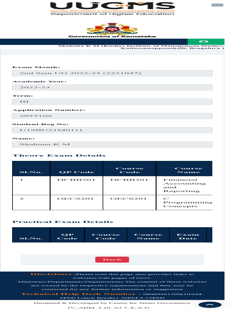 UUCMS - Unified University College Management Sys | PDF