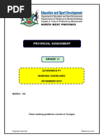 GR 11 Eco Task 1 2025 | PDF | Consumption (Economics) | Infrastructure